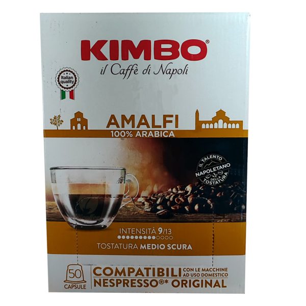Café en Capsulas KIMBO compatibles con Nespresso – AMALFI – RICOFFEE CHILE