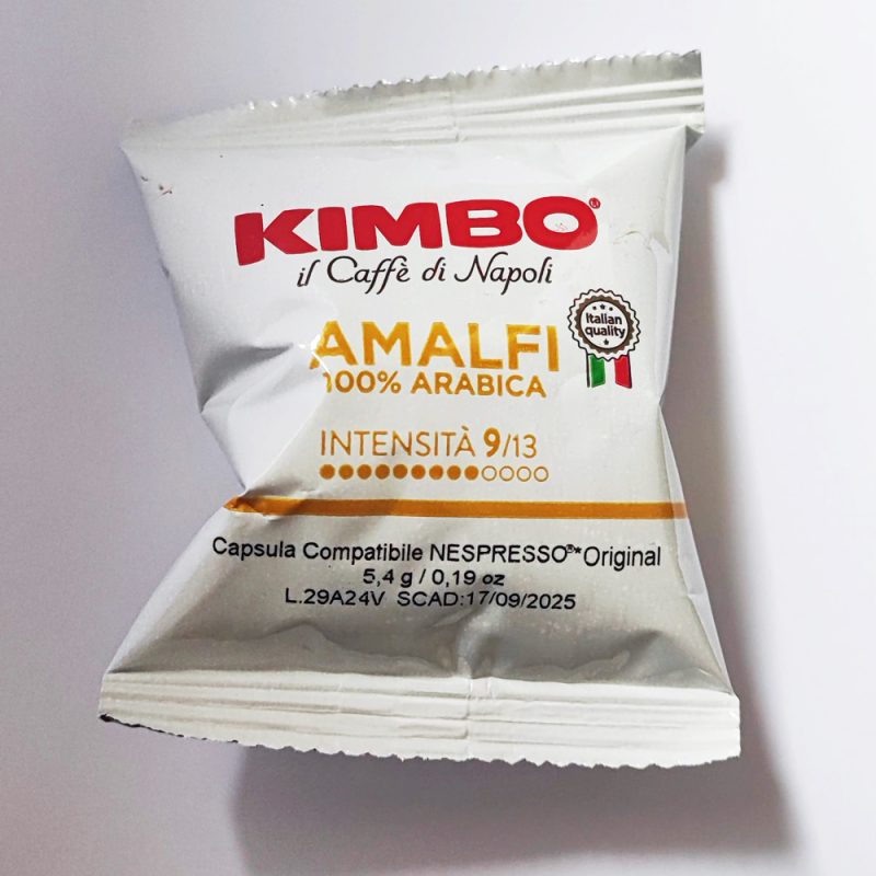 Café en Capsulas KIMBO compatibles con Nespresso – AMALFI – RICOFFEE CHILE