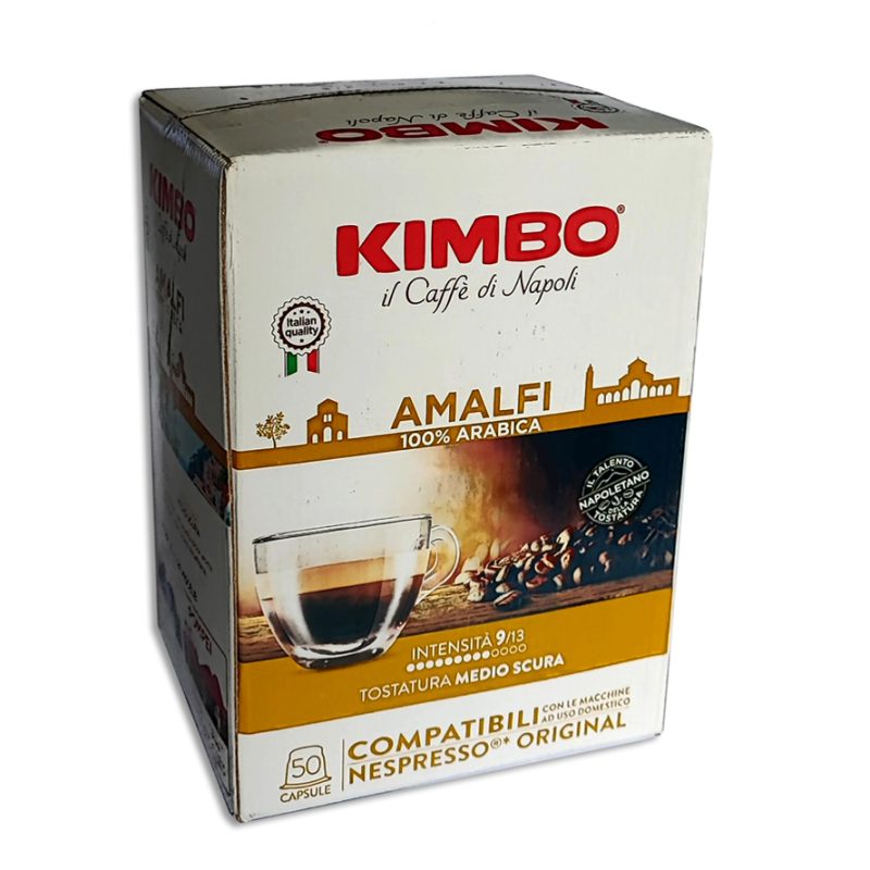 Café en Capsulas KIMBO compatibles con Nespresso – AMALFI – RICOFFEE CHILE