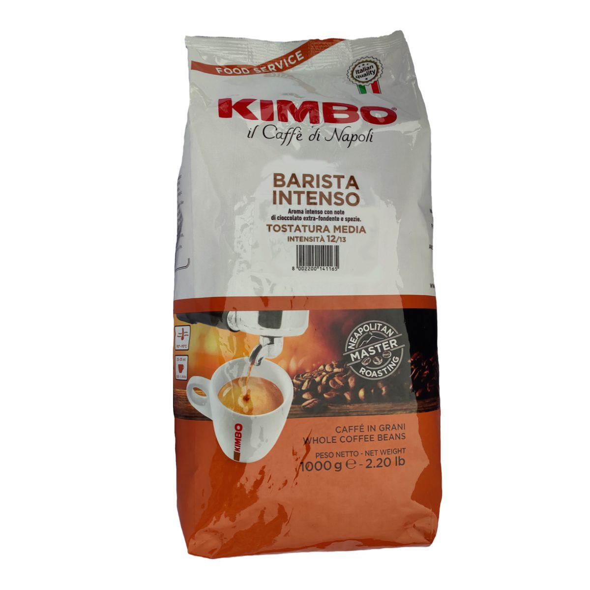 Café Kimbo Barista Intenso – Grano Entero – RICOFFEE CHILE